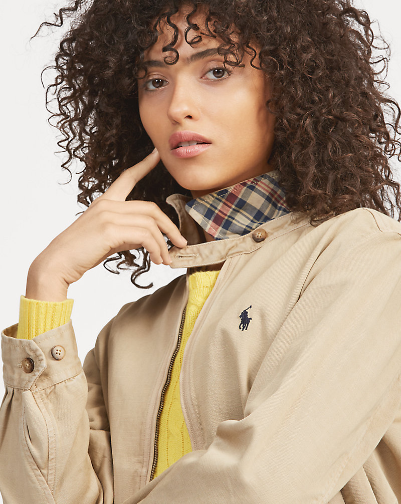 Chino Windbreaker Jacket for Women | Ralph Lauren® IL Chino Windbreaker Jacket for Women | Ralph Lauren® IL