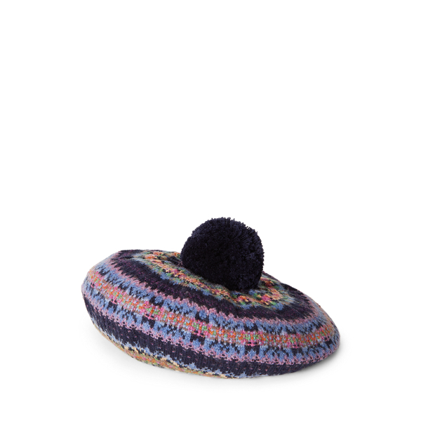 Fair Isle Wool-Blend Beret for Girls | Ralph Lauren® IN