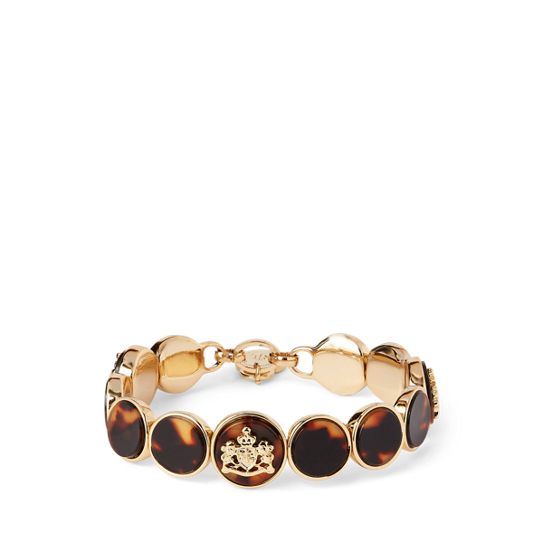 Tortoiseshell Crest Stretch Bracelet