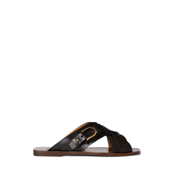 Jacie Calfskin Stirrup Sandal for Women | Ralph Lauren® UK