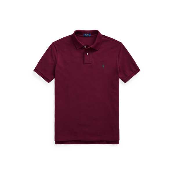 Camisa Polo em malha Custom Slim Fit para homen | Ralph Lauren® PT