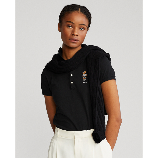 Polo Bear Tailored Fit Performance Polo for Women | Ralph Lauren® UK