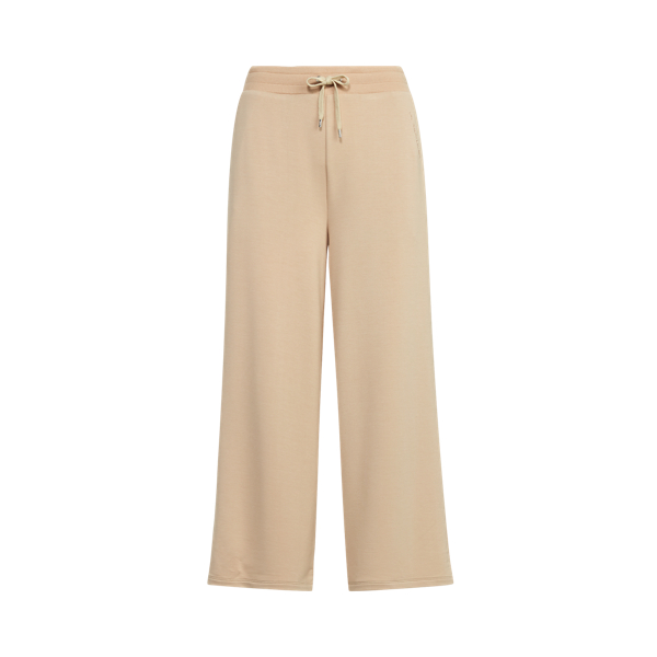 Calças de fato de treino de perna larga para mulher | Ralph Lauren® PT