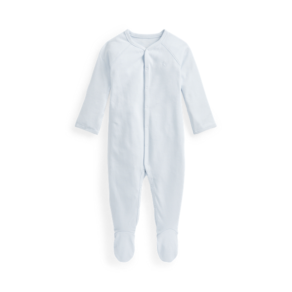 Cotton Interlock Footed Coverall for Baby | Ralph Lauren® UK