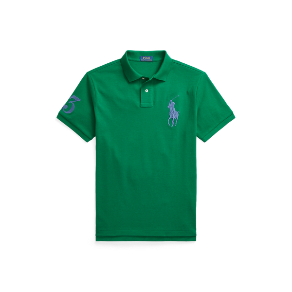 Custom Slim Fit Big Pony Mesh Polo Shirt for Men | Ralph Lauren® BR