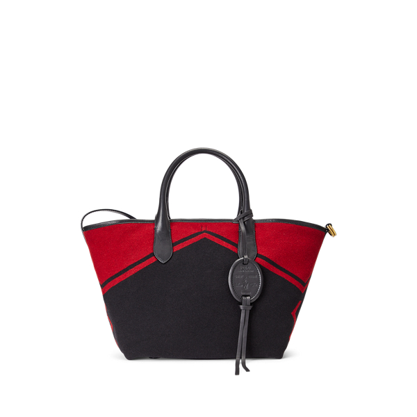 Bellport Wool-Blend Graphic Medium Tote for Women | Ralph Lauren® CH