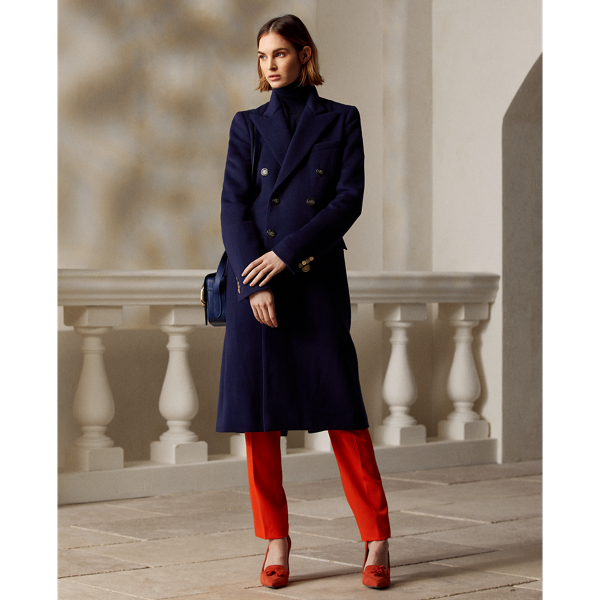 Natia Brushed Wool-Blend Coat for Women | Ralph Lauren® IE
