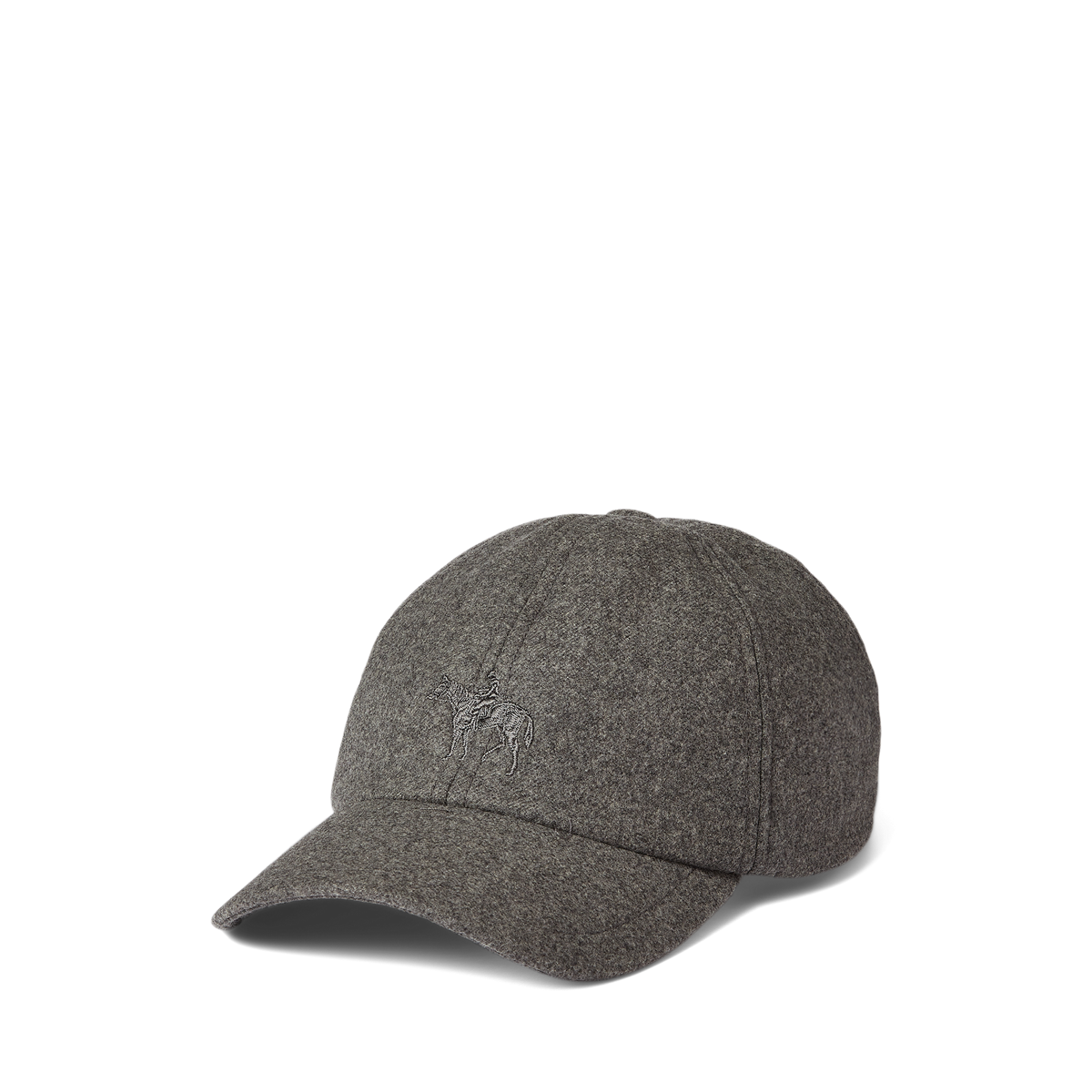 Standing Horse Wool Flannel Ball Cap