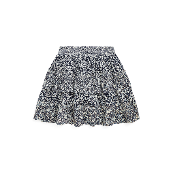 Jupe gitane fleurie en coton mélangé pour filles | Ralph Lauren® FR