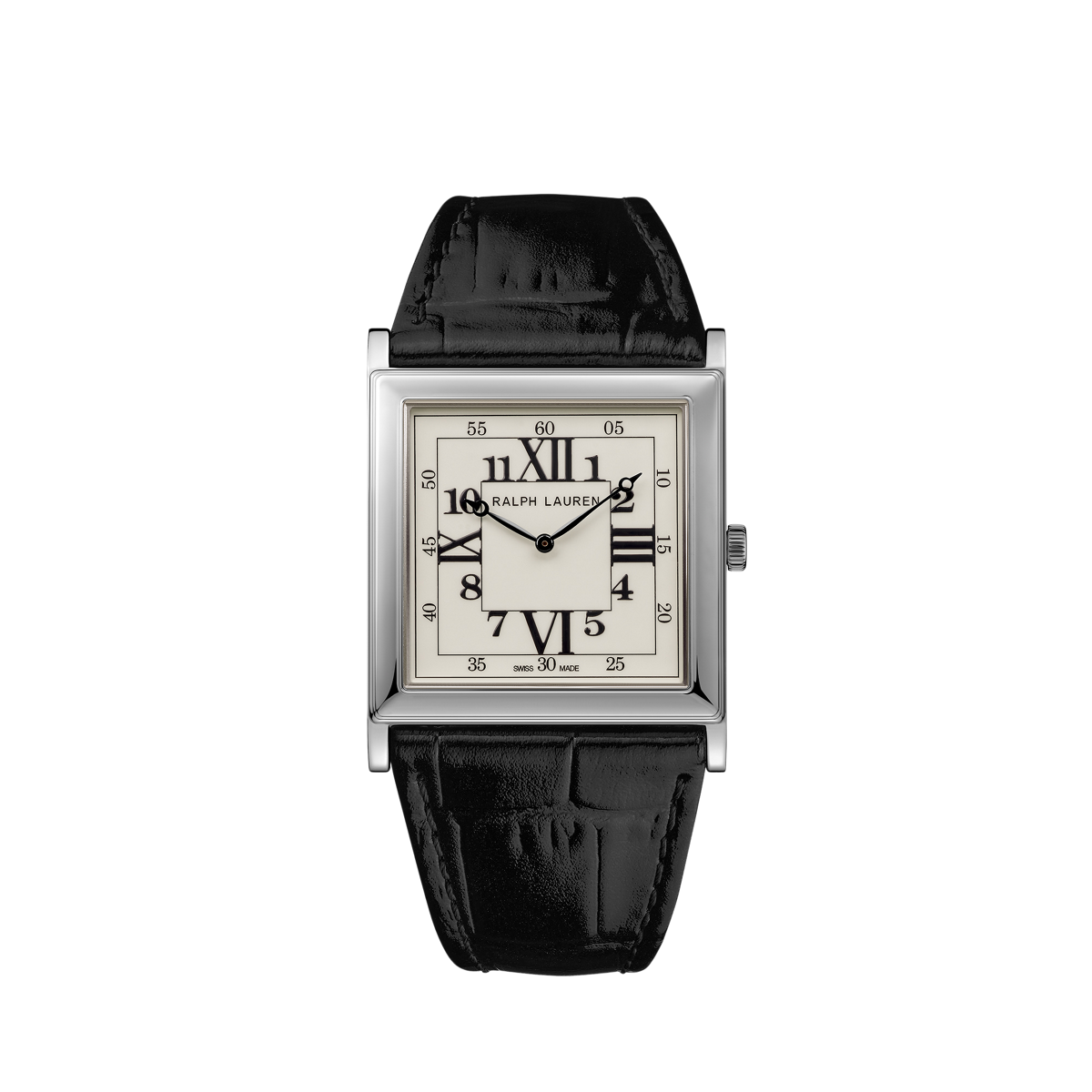 Silver 32 MM White Dial Watch