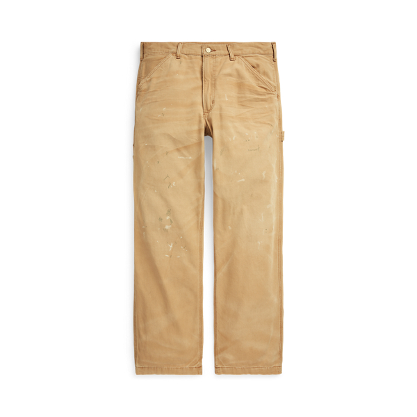 Relaxed Fit Paint-Splatter Canvas Pant | Ralph Lauren® Australia