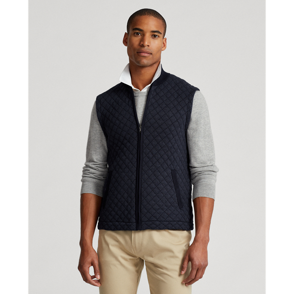 Quilted Cotton-Blend Jumper Vest | Ralph Lauren® Australia