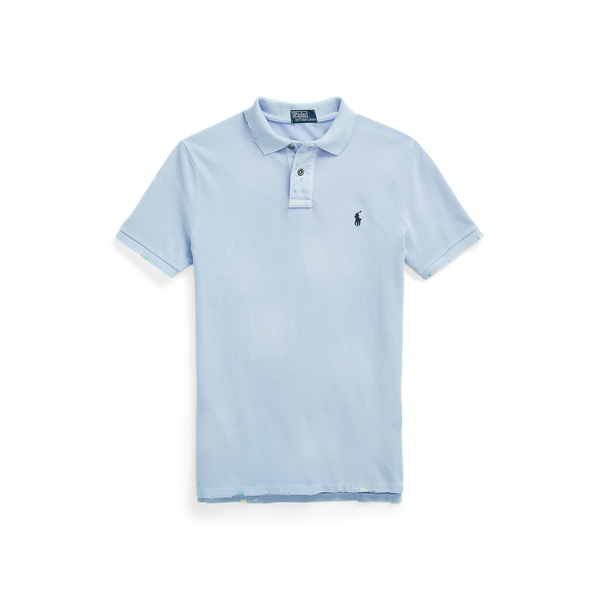 Classic Fit Mended Mesh Polo Shirt | Ralph Lauren® Australia