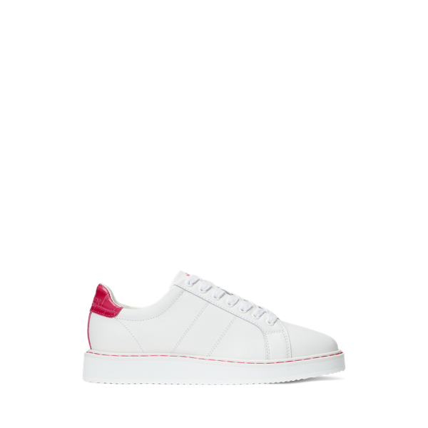 Angeline IV Action Leather Trainer for Women | Ralph Lauren® UAE