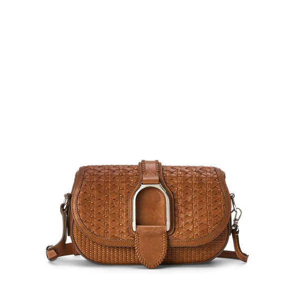 Welington Woven Calfskin Shoulder Bag for Women | Ralph Lauren® BR
