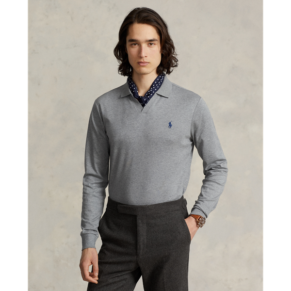 Custom Slim Soft Cotton Polo Shirt for Men | Ralph Lauren® UAE