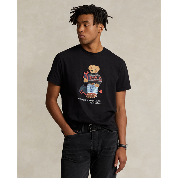 Custom Slim Fit Polo Bear Jersey T-Shirt | Ralph Lauren® Australia