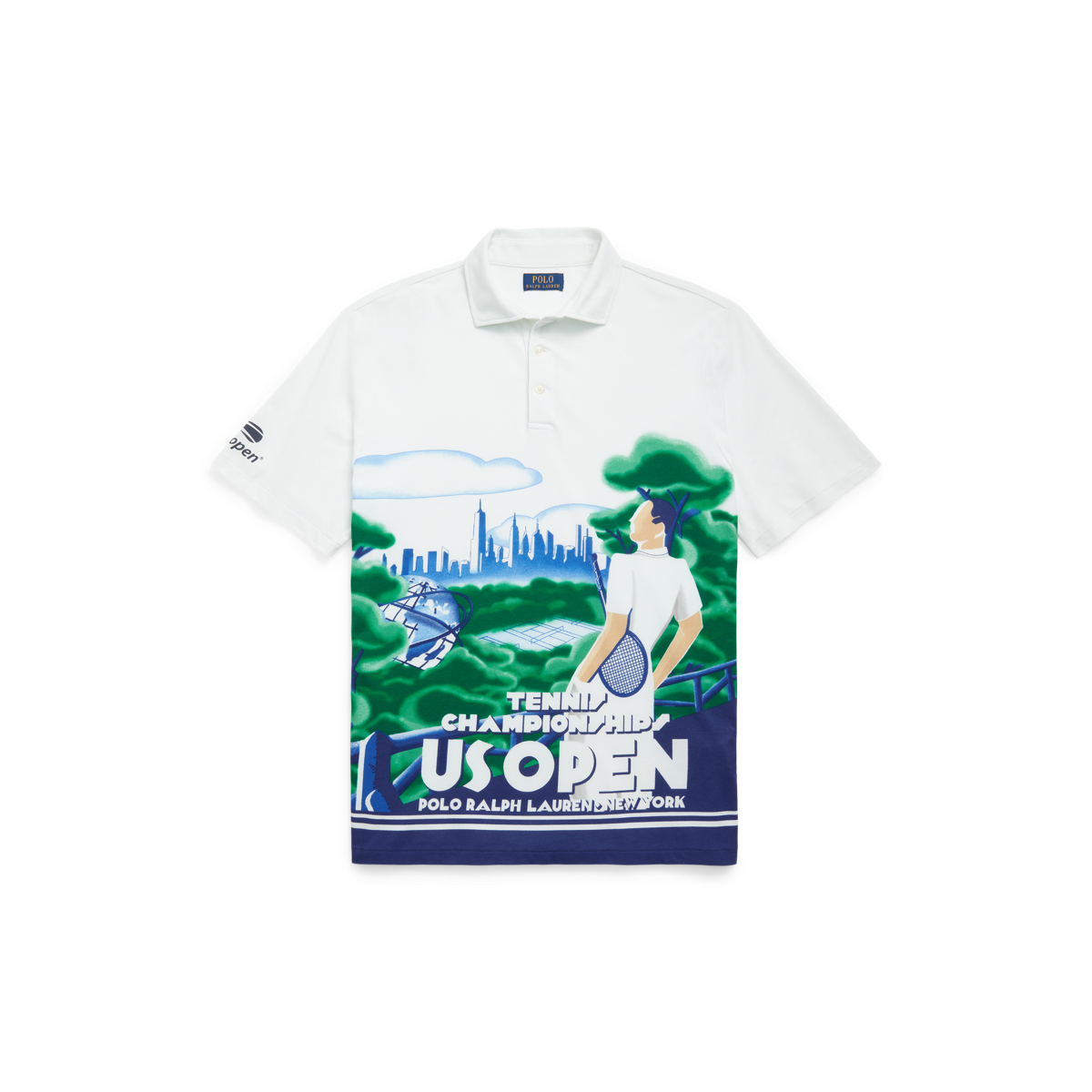 US Open Mesh Graphic Polo Shirt