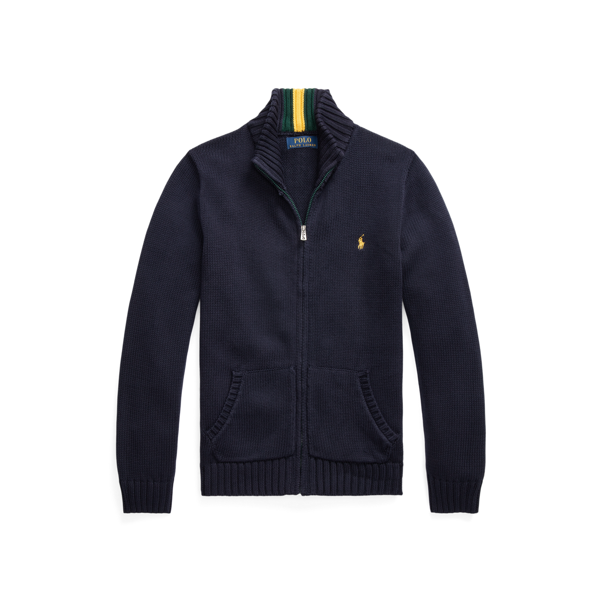 Cotton Full-Zip Sweater | Ralph Lauren