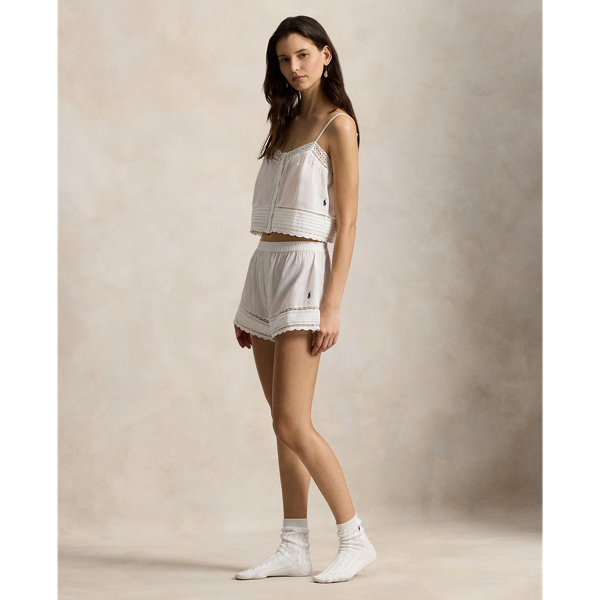 Cami & Short Cotton Voile Pajama Set