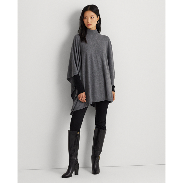 Convertible Mockneck Poncho