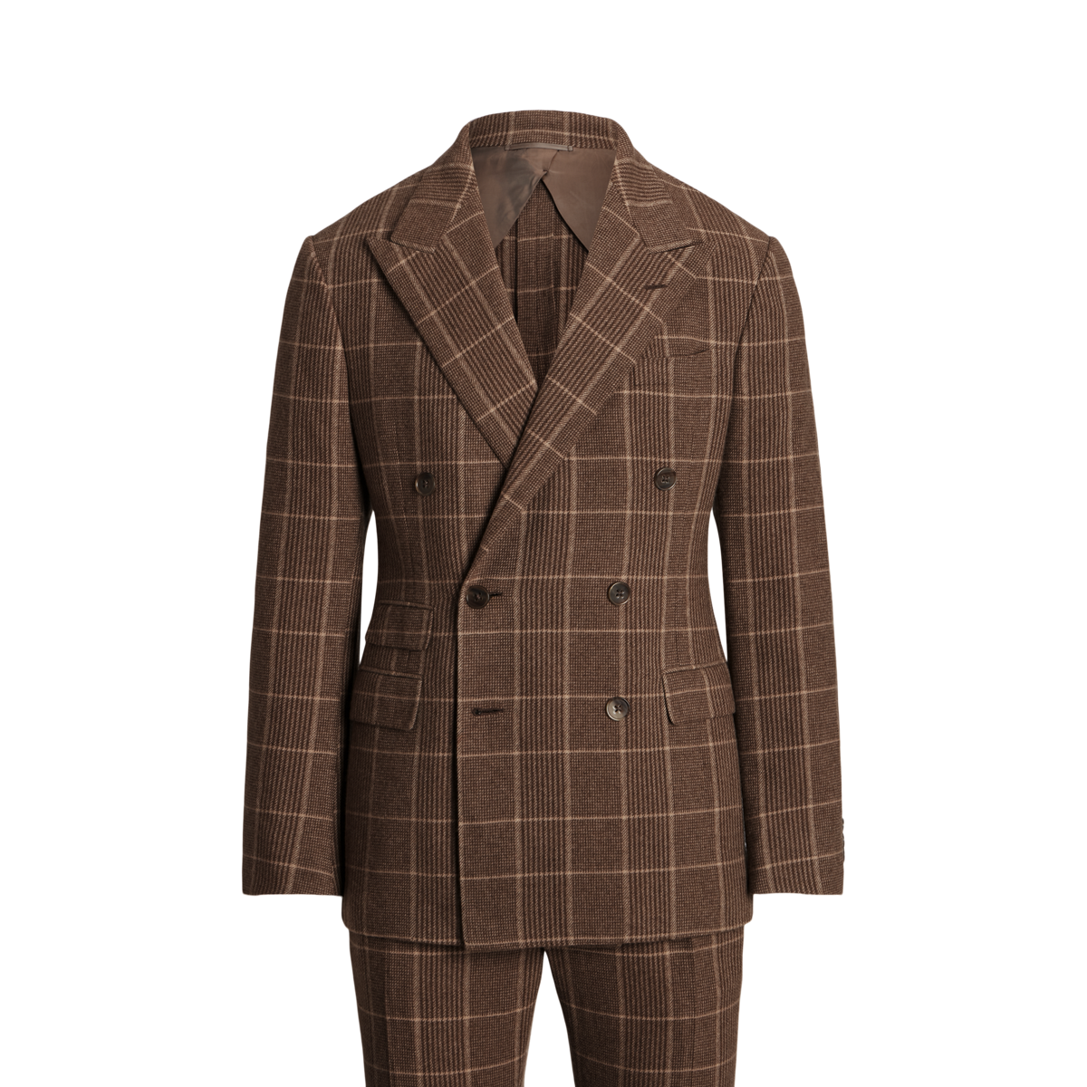 Kent Handmade Plaid Cashmere Suit