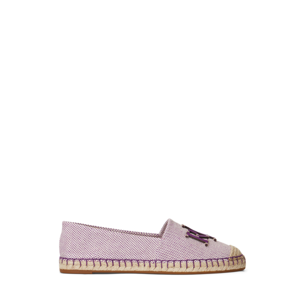 Espadrilles Cameryn III en toile et cuir pour femme | Ralph Lauren® FR