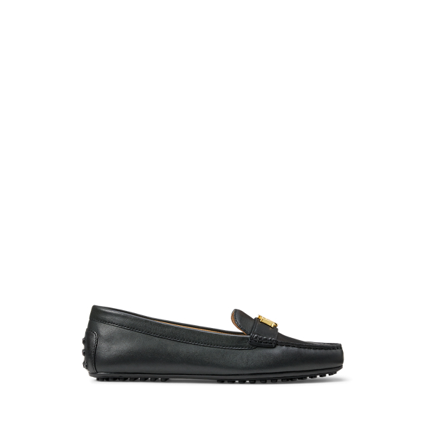 Mocassins Barnsbury en cuir tanné pour Women | Ralph Lauren® FR