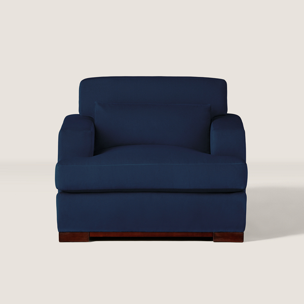 Pryce Club Chair Wood Feet Ralph Lauren UK