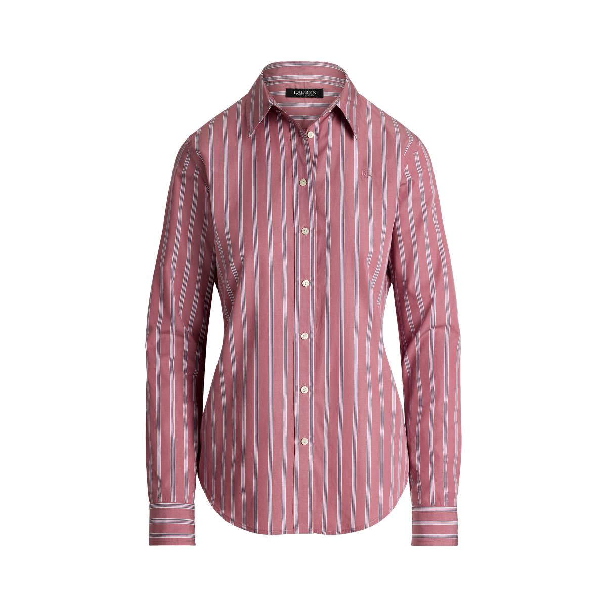 Classic Fit Striped Broadcloth Shirt
