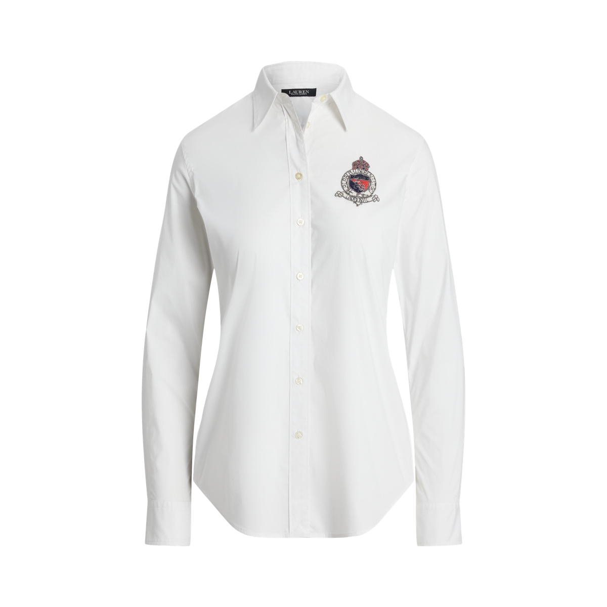 Classic Fit Beaded-Crest Shirt