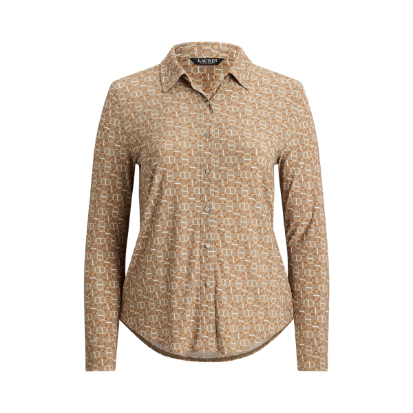 Relaxed Fit Plaid Cotton Twill Shirt