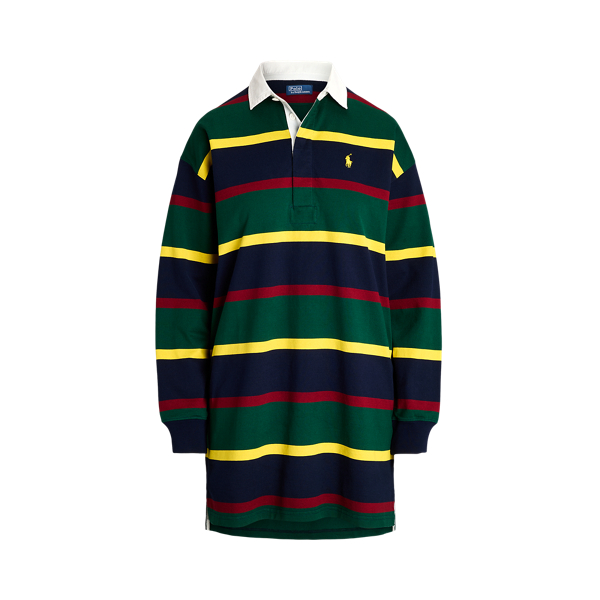 Striped Cotton Jersey Rugby Dress