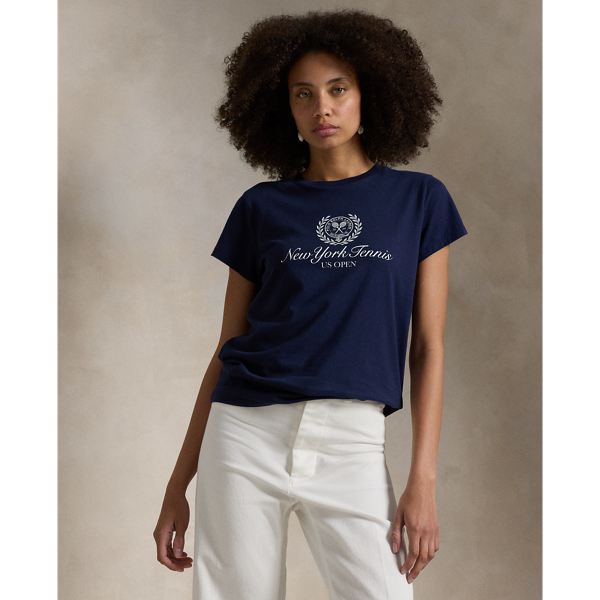 US Open Crest Cotton Jersey Tee | Ralph Lauren® Australia