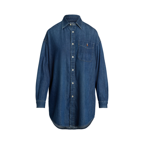 Oversize Fit Denim Shirt