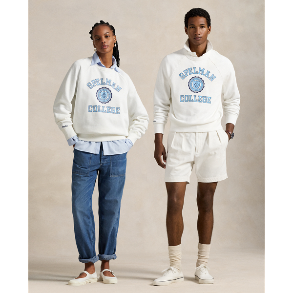 Spelman カレッジ フリース クルーネック | ラルフ ローレン公式オンラインストア