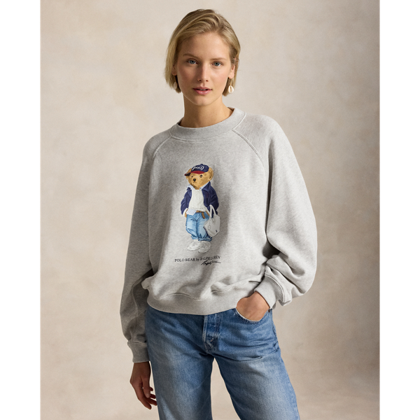 Polo Bear Lightweight Fleece Crewneck for Women | Ralph Lauren® DE