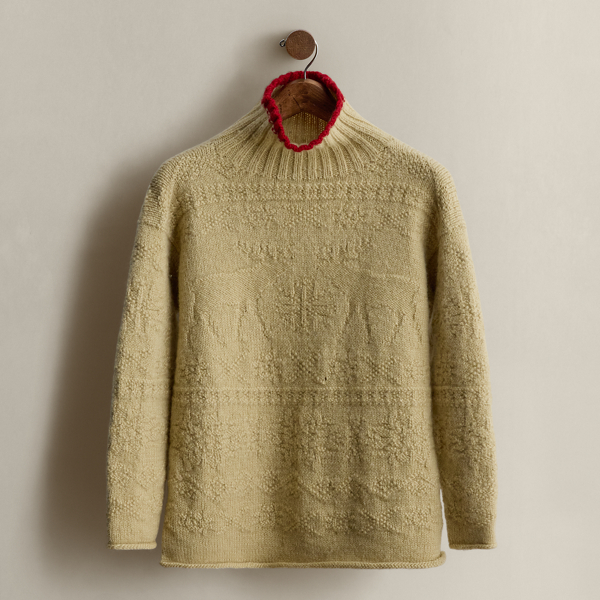 c. 1990 Wool Turtleneck Sweater - Size L