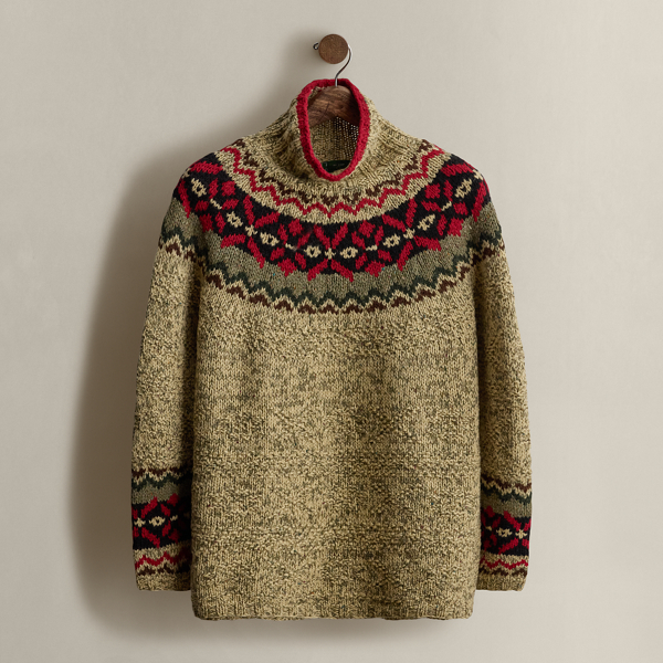 c. 1990 Fair-Isle-Motif Sweater - Size M