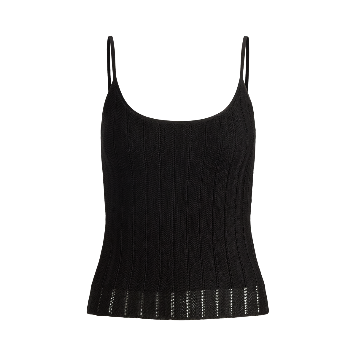 Silk Chevron Sweater Camisole