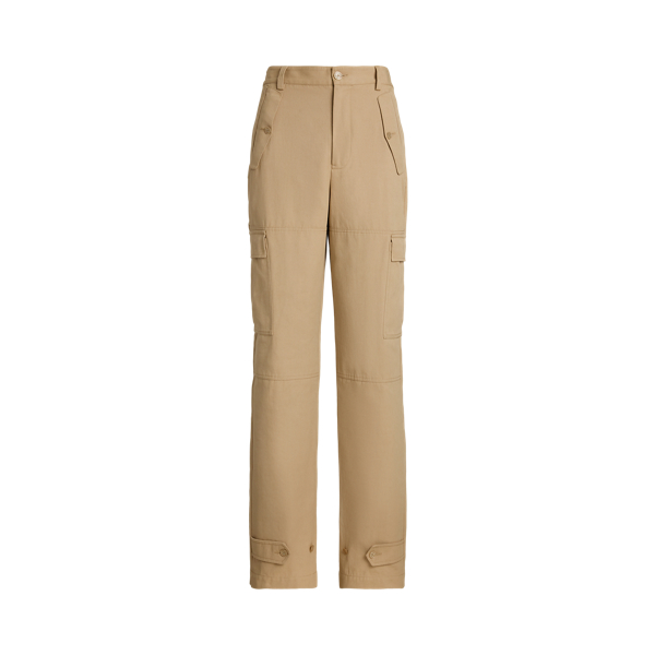 Gentry Cotton Canvas Cargo Trouser for Women | Ralph Lauren® UK