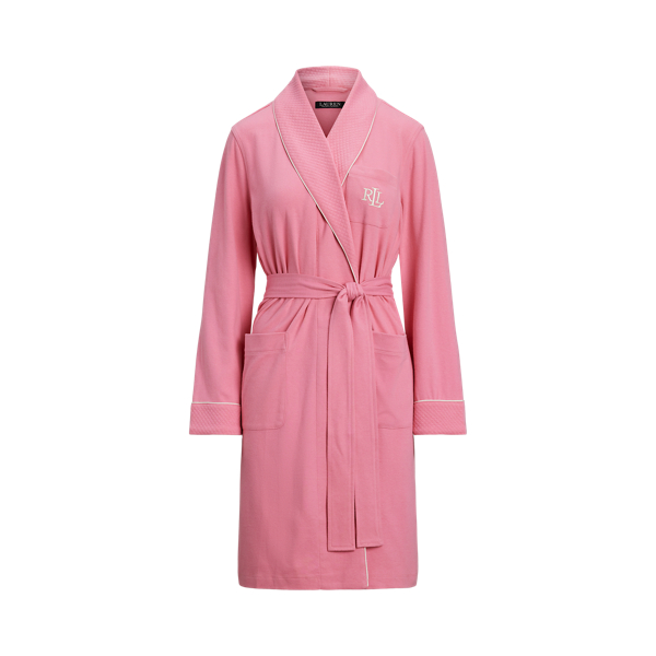 Interlock Quilted Shawl Collar Robe