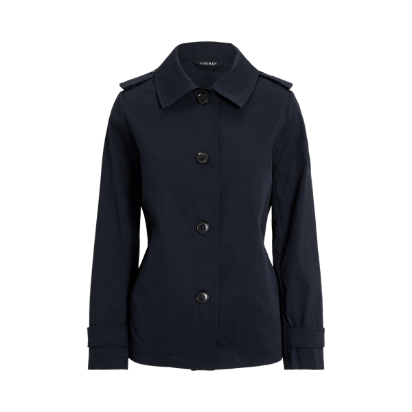 Embroidered-Crest Twill Trench Coat for Women | Ralph Lauren® IN