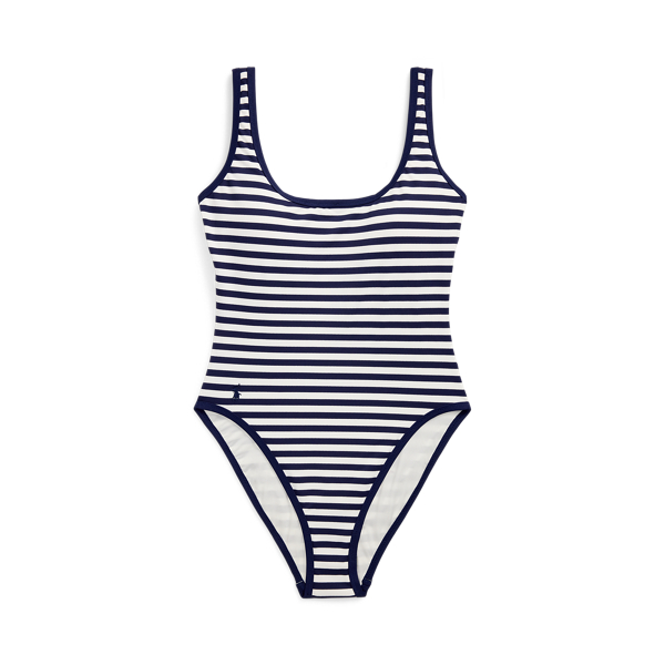 Striped Scoop One-Piece Swimsuit for Women | Ralph Lauren® PA