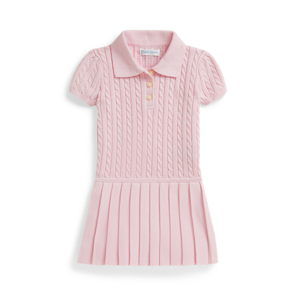 Mini-Cable Polo Jumper Dress for Baby Girl | Ralph Lauren® UK