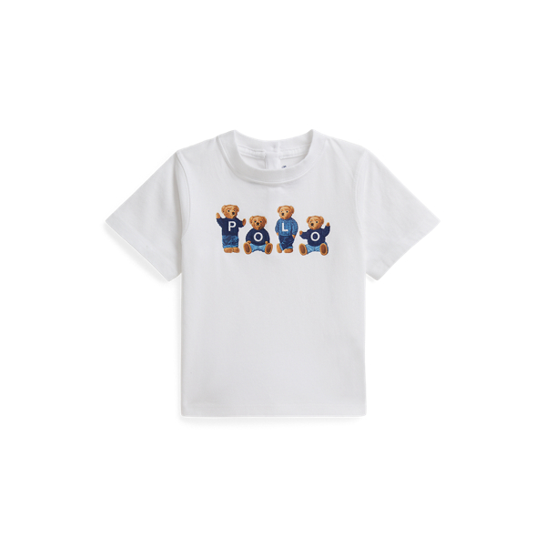 Polo Bear Logo Cotton Jersey Tee