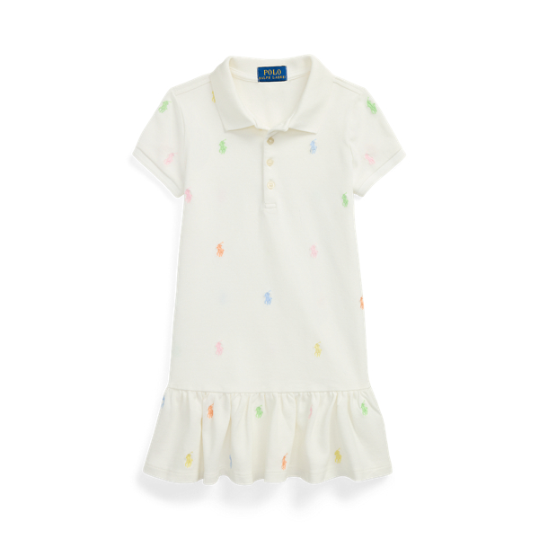 Polo Pony Stretch Mesh Polo Dress for Girls | Ralph Lauren® PT