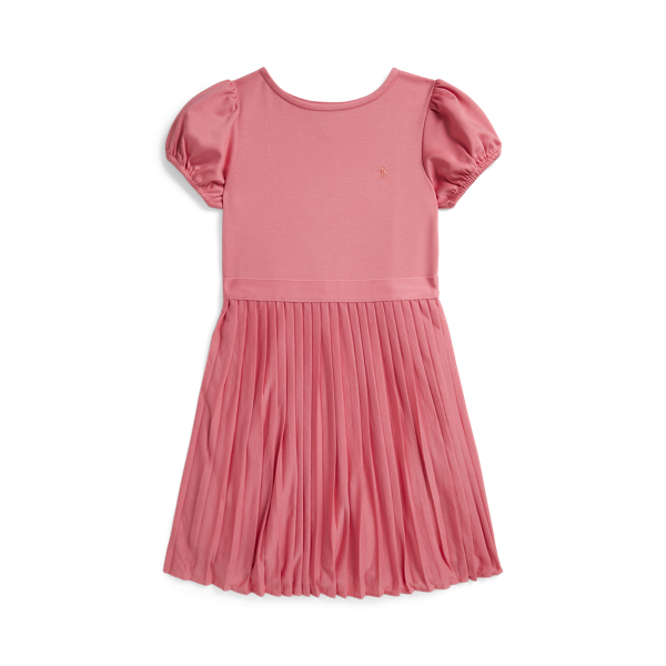 Pleated Stretch Ponte Dress