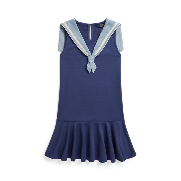 Indigo Ponte Sailor Dress