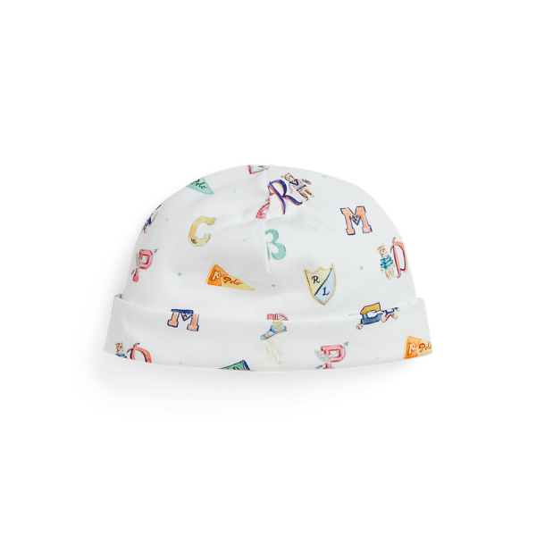 RL Baby x Riley Sheehey Cotton Beanie for Baby | Ralph Lauren® GY